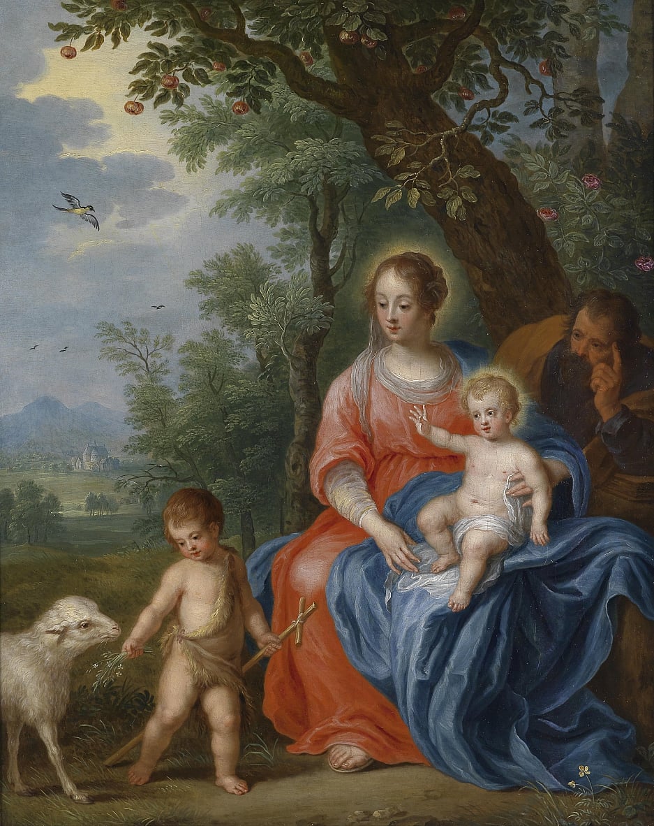 Die Heilige Familie mit dem Johannesknaben und dem Lamm